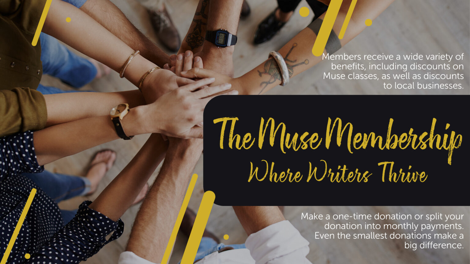Welcome - The Muse Writers Center